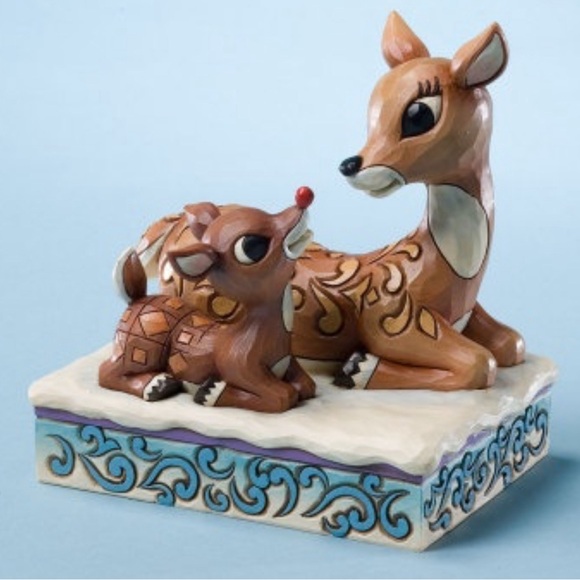 Jim Shore | Holiday | Jim Shore Rudolph The Red Nosed Reindeer Newborn ...